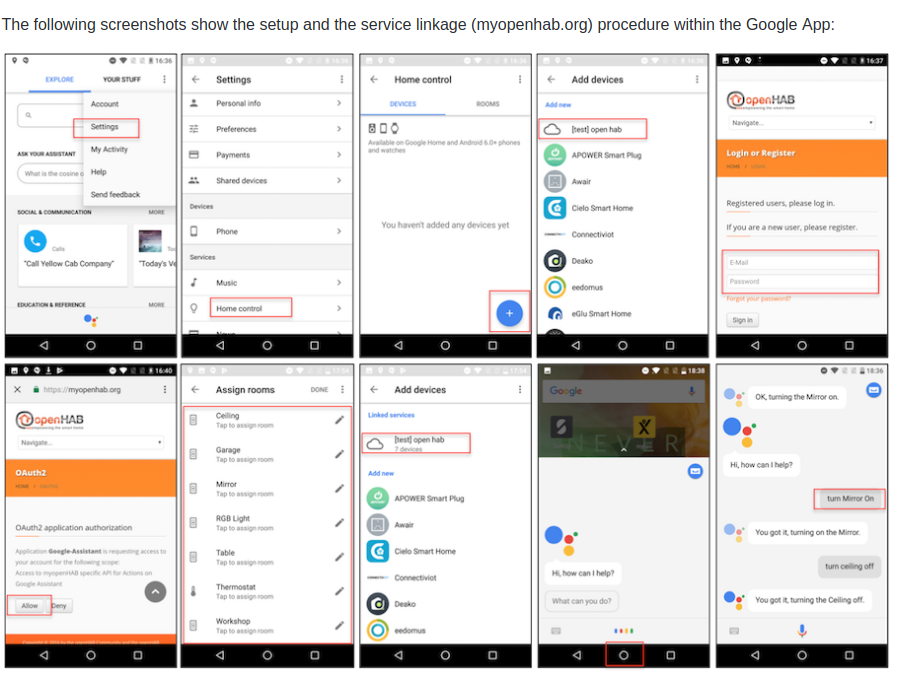 SOLVED Integrating Openhab And Google Assistant Beginners OpenHAB