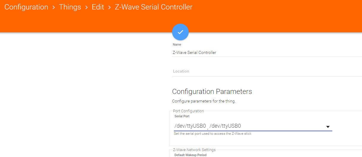 OH2.1 to OH2.2 upgrade /dev/ttyACM0 does not exist in ZWAVE Binding - Bindings - openHAB Community