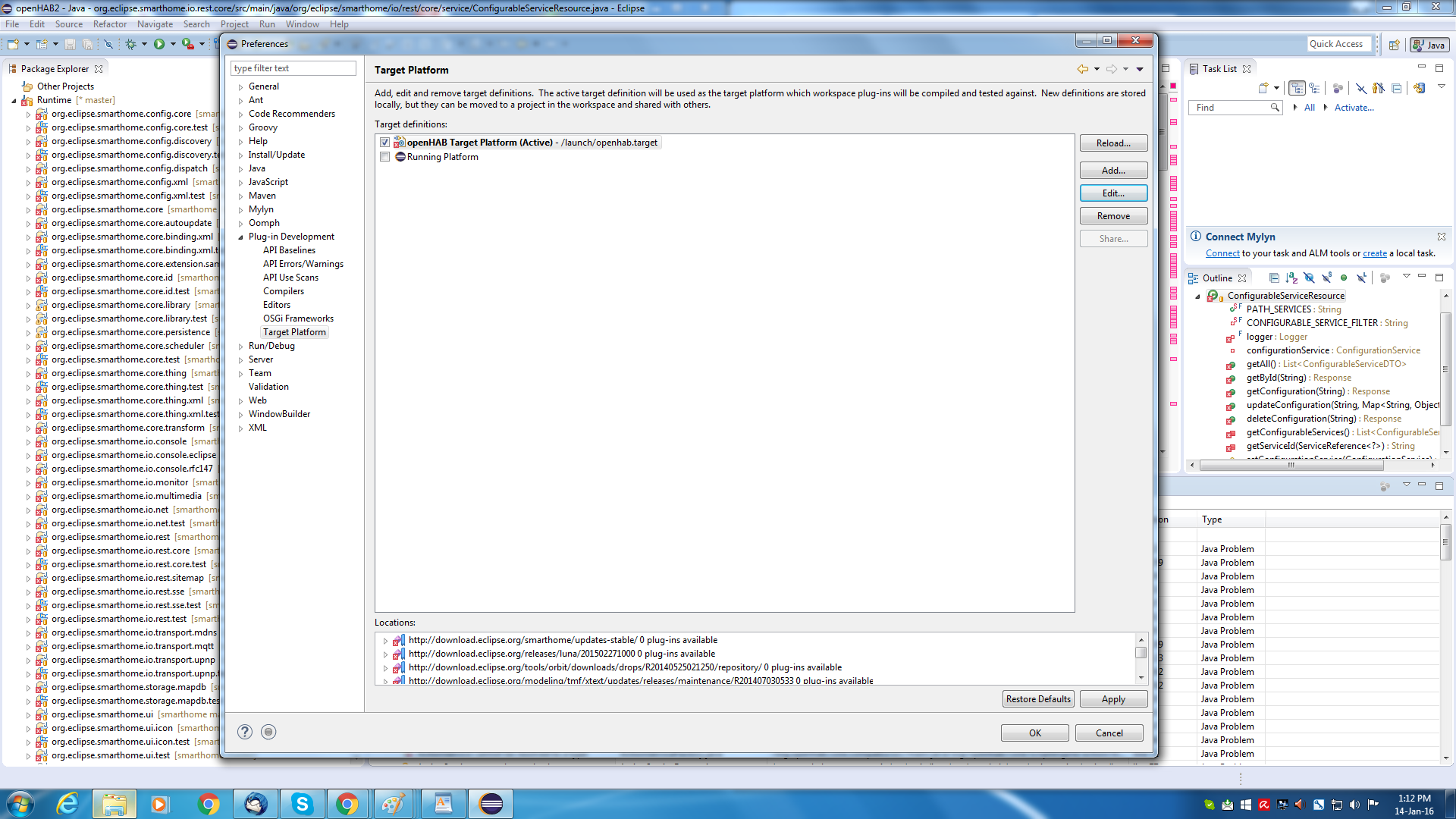 Unable to setup IDE - Windows 7 64bit - IDE & Build - openHAB Community