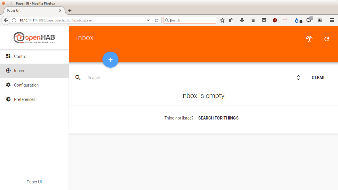 openHAB 2 Paper UI - no addons button anymore? - Beginners - openHAB Community