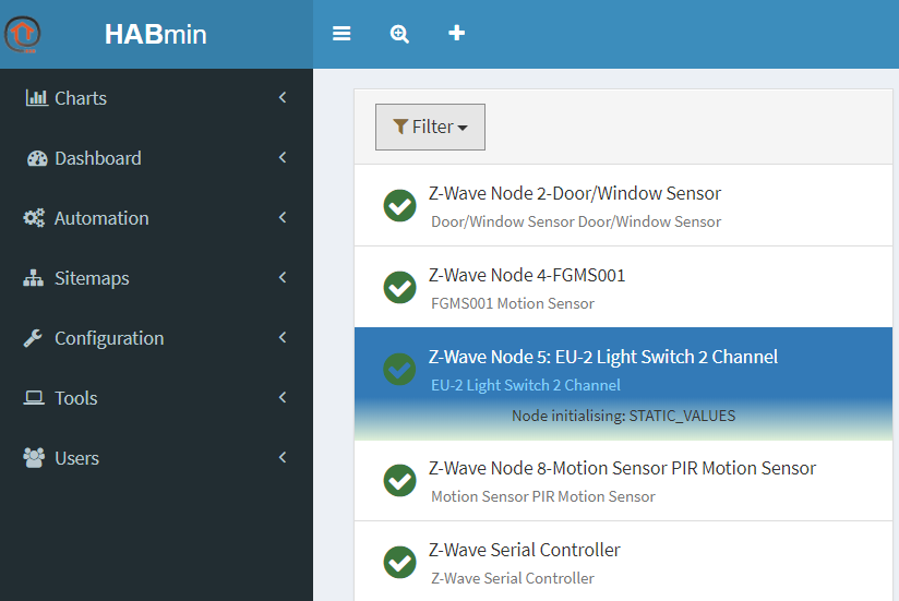 Z-wave channels not working - Bindings - openHAB Community
